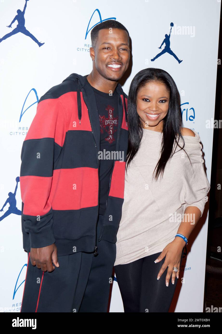 Flex Alexander and Shanice at the Michael Jordan Celebrity Invitational ...