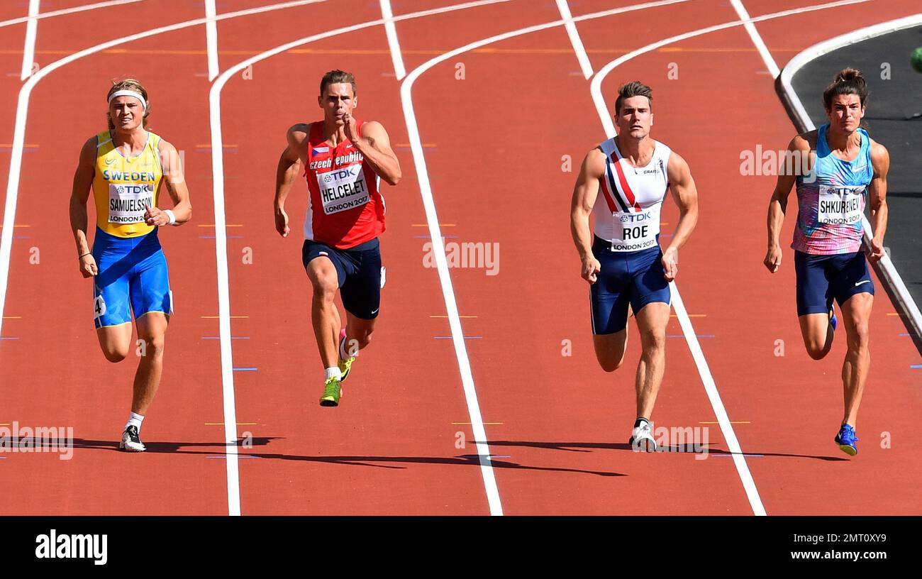 Sweden's Fredrik Samuelsson, Czech Republic's Adam Sebastian Helcelet ...