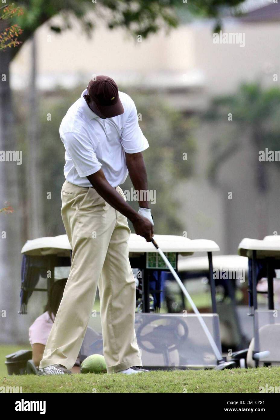 Exclusive!! Michael Jordan hits the links with his oldest son Jeffrey ...
