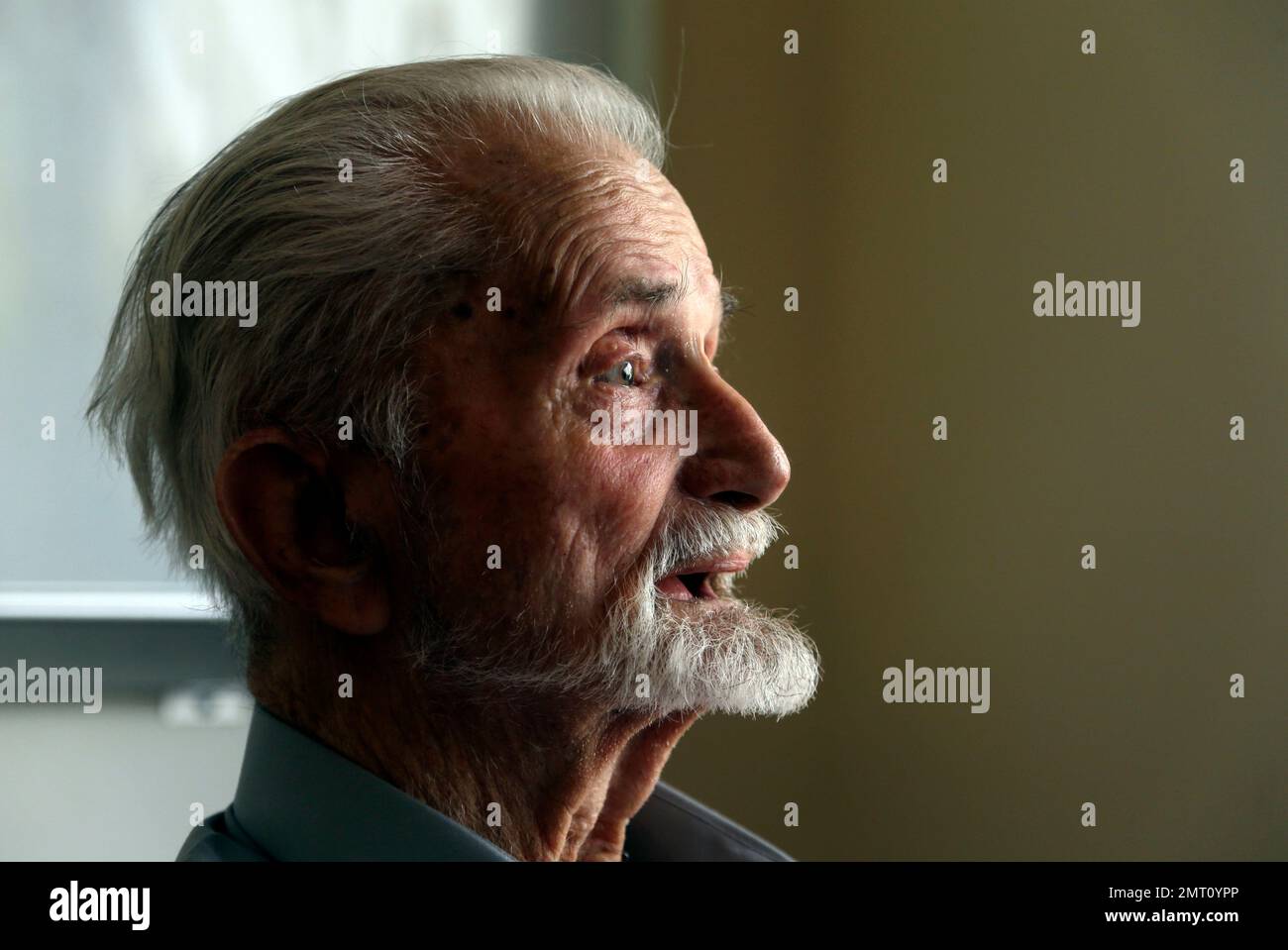 WWII veteran Marvin Strombo is shown in Portland, Ore., Monday, Aug. 7 ...