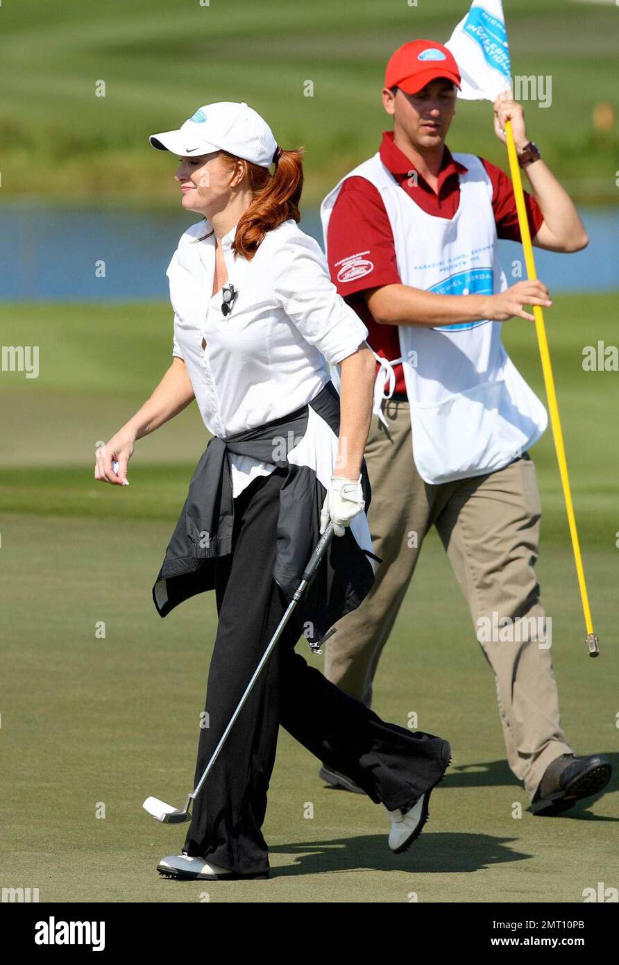 Exclusive!! Model and Actress Angie Everhart plays on day four of The ...