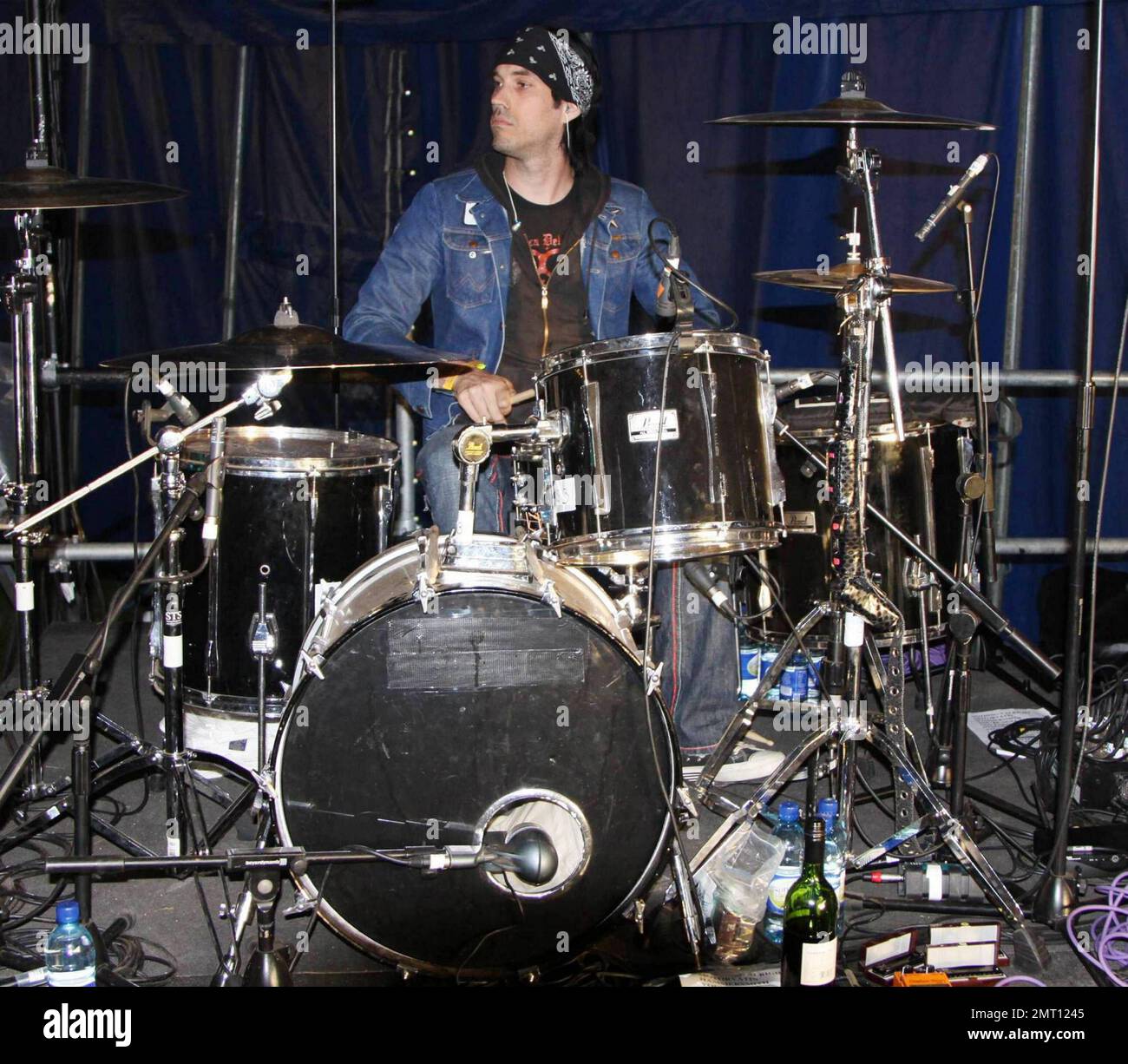 EXCLUSIVE!! Swedish drummer Karl Rockfist (Karl Rosqvist) preps ...