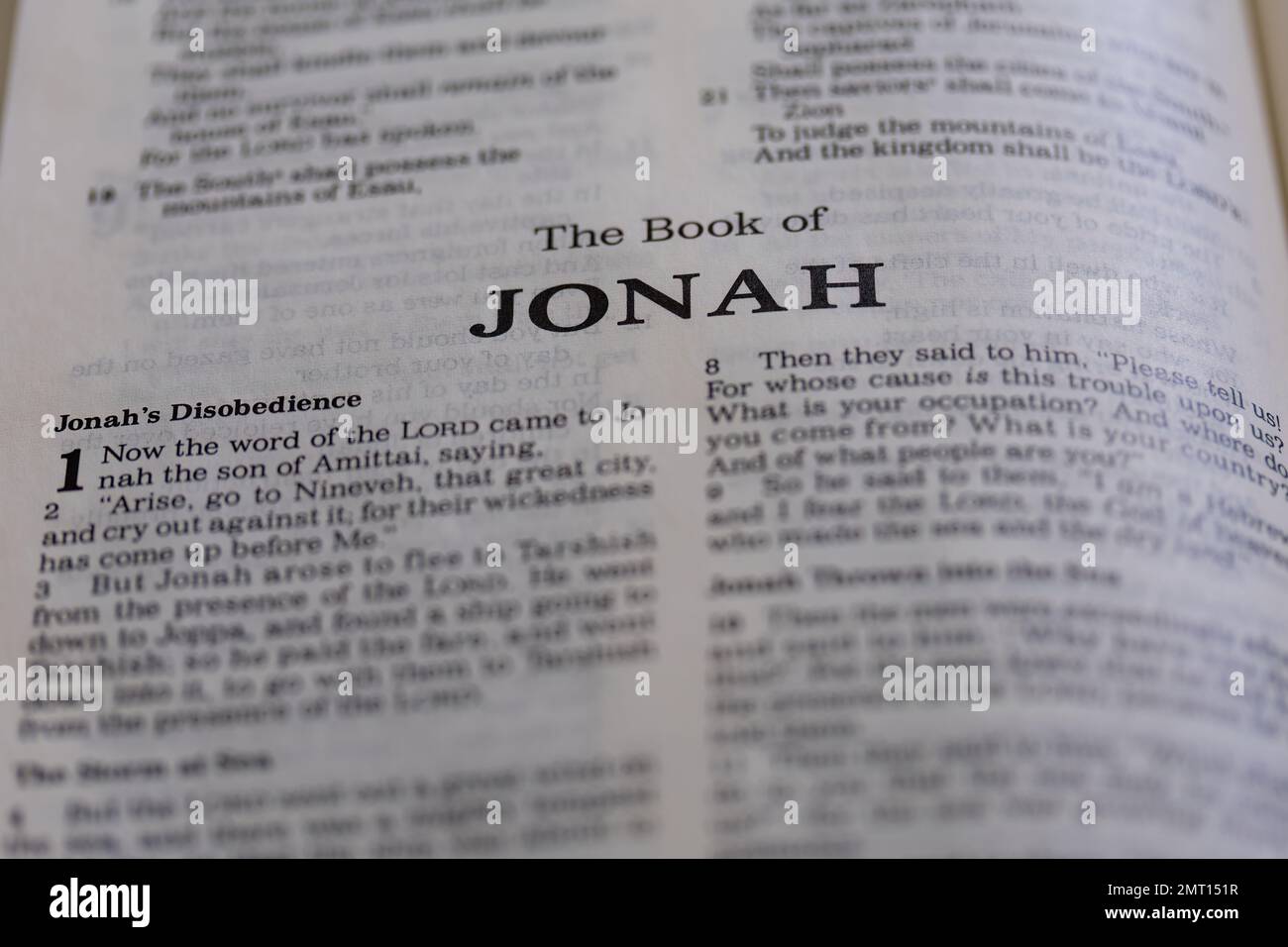 Book of jonah hi-res stock photography and images - Alamy