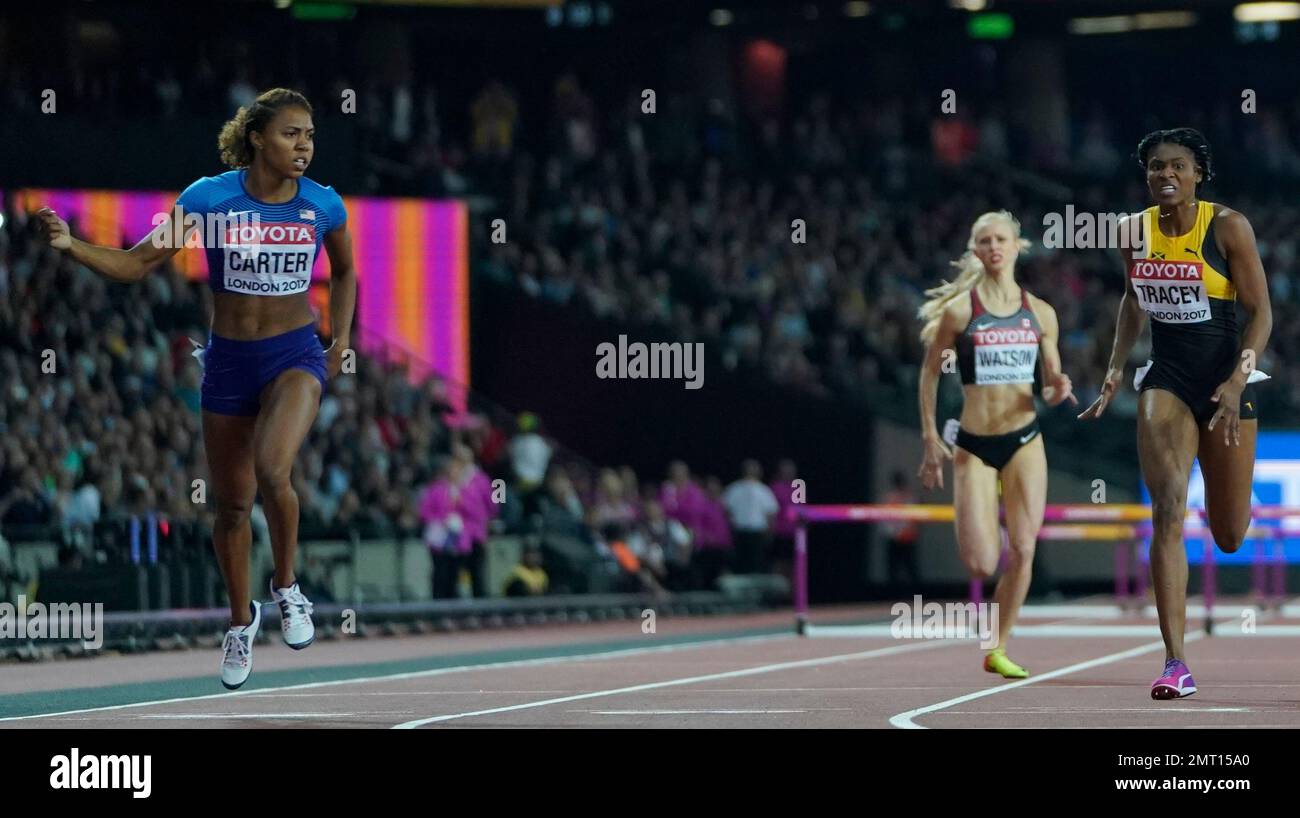 United States' Kori Carter, left, wins the gold medal in the Women's ...