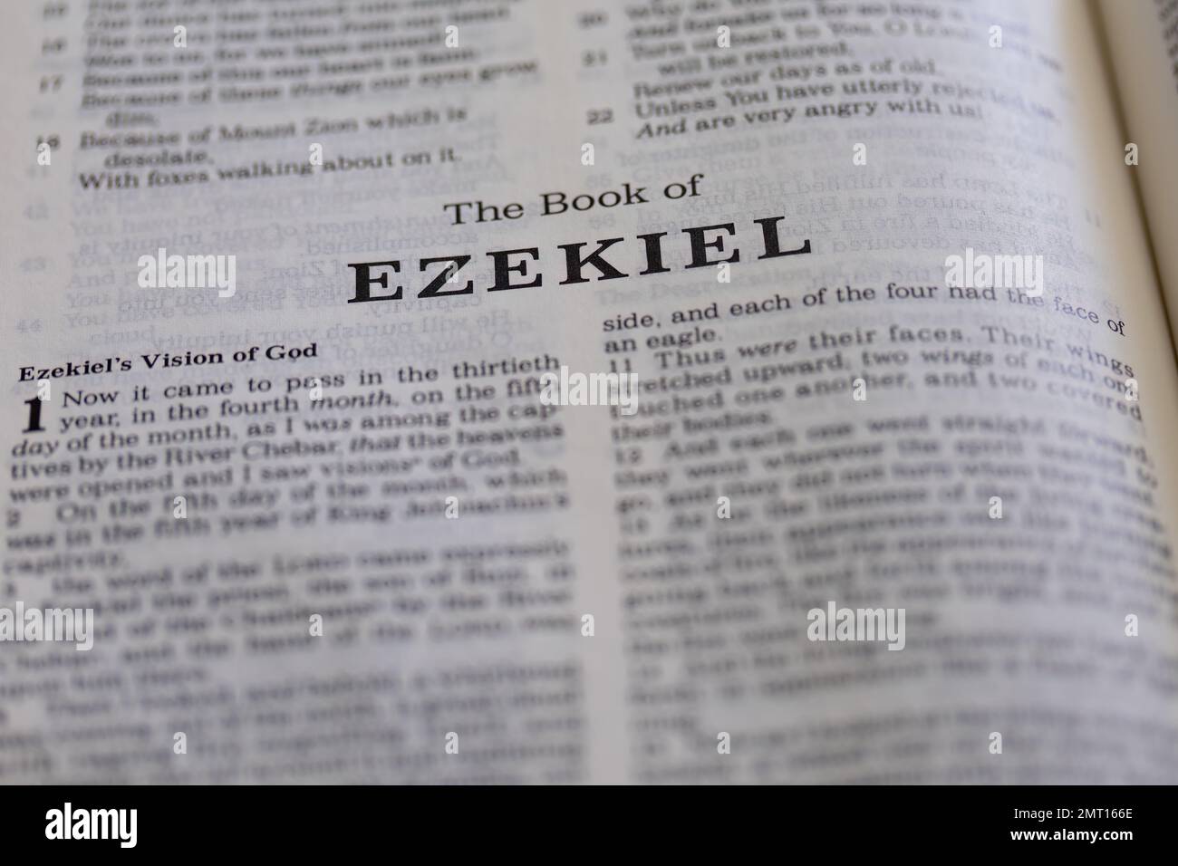 Book of ezekiel hi-res stock photography and images - Alamy