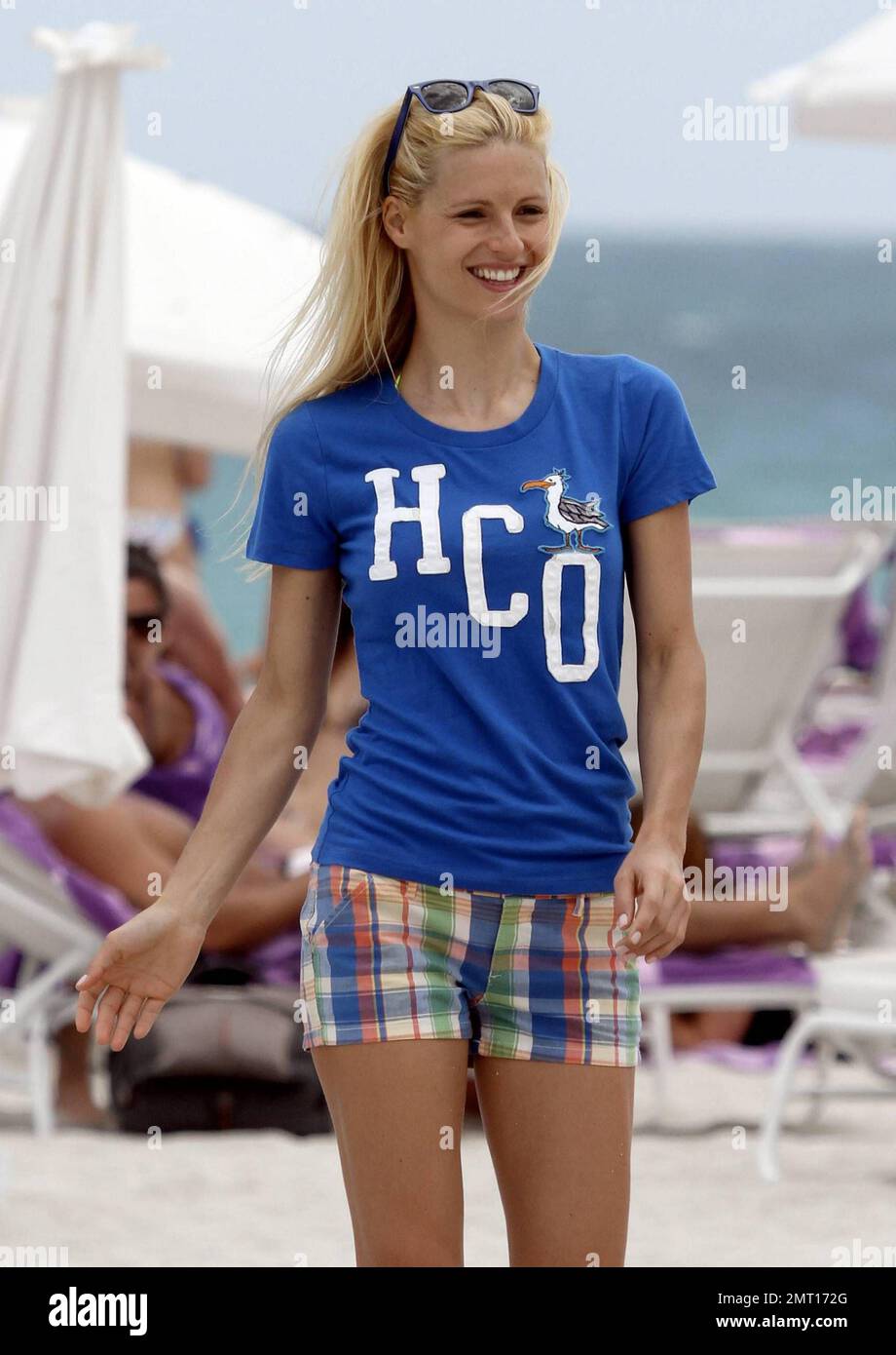 Swiss model, singer and television personality Michelle Hunziker ...