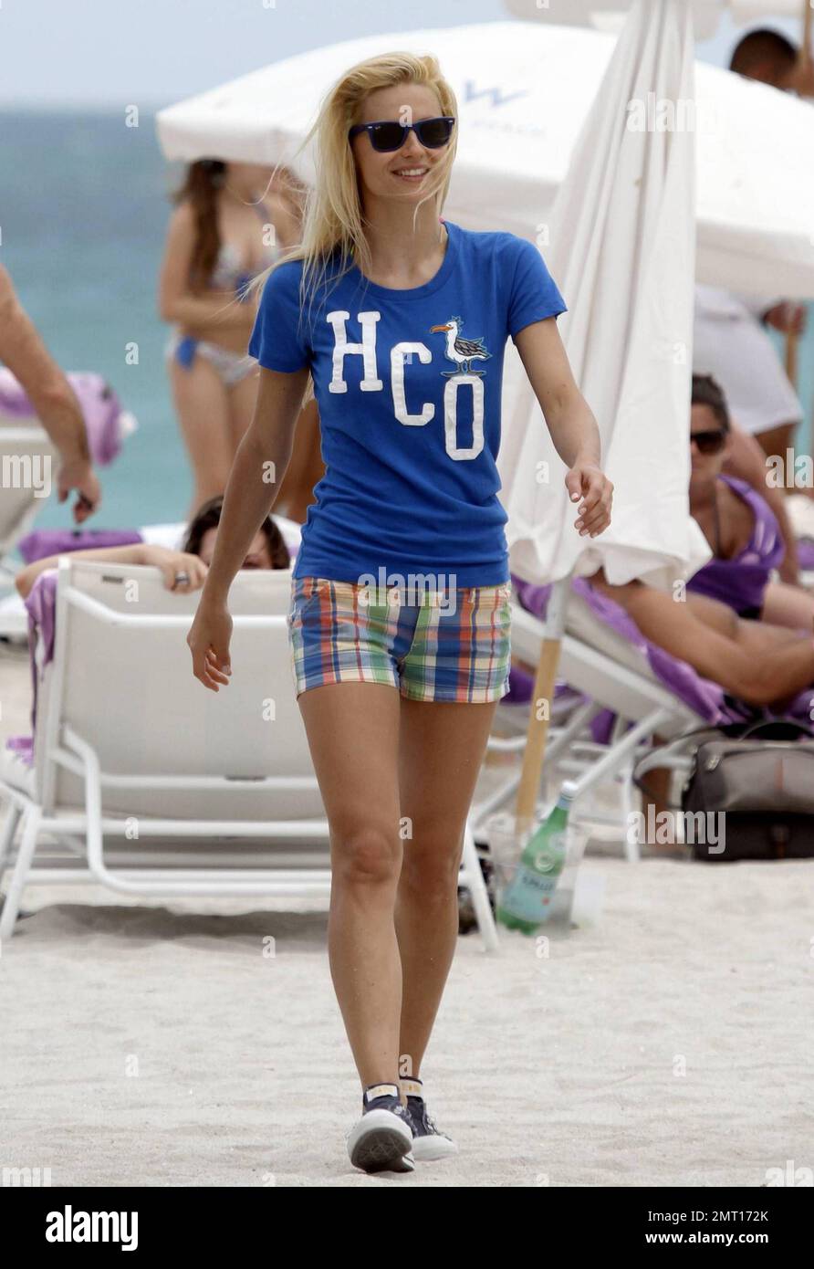 Swiss model, singer and television personality Michelle Hunziker ...