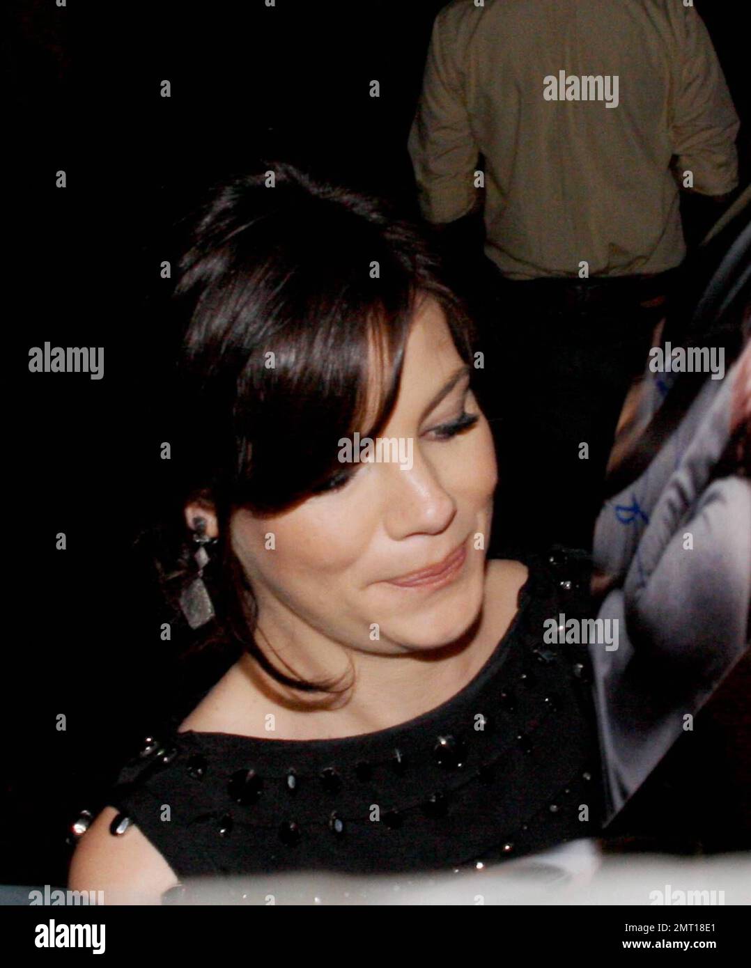 "Made of Honor" star Michelle Monaghan signs autographs on Hollywood ...