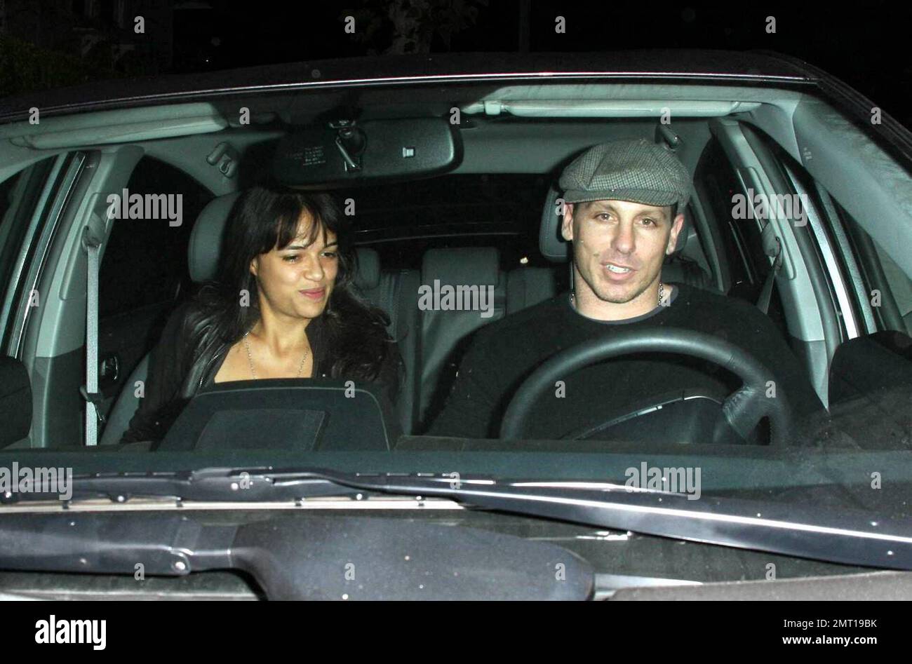 "Lost" star Michelle Rodriguez and friends leave the nightclub Villa ...