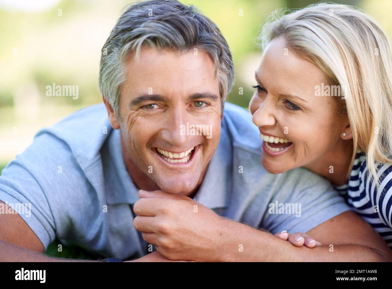 Nurturing our marriage with help from nature. Cropped portrait of an ...