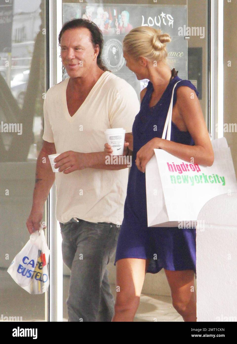 Oscar nominated actor and co-star of the upcoming "Iron Man 2" Mickey ...