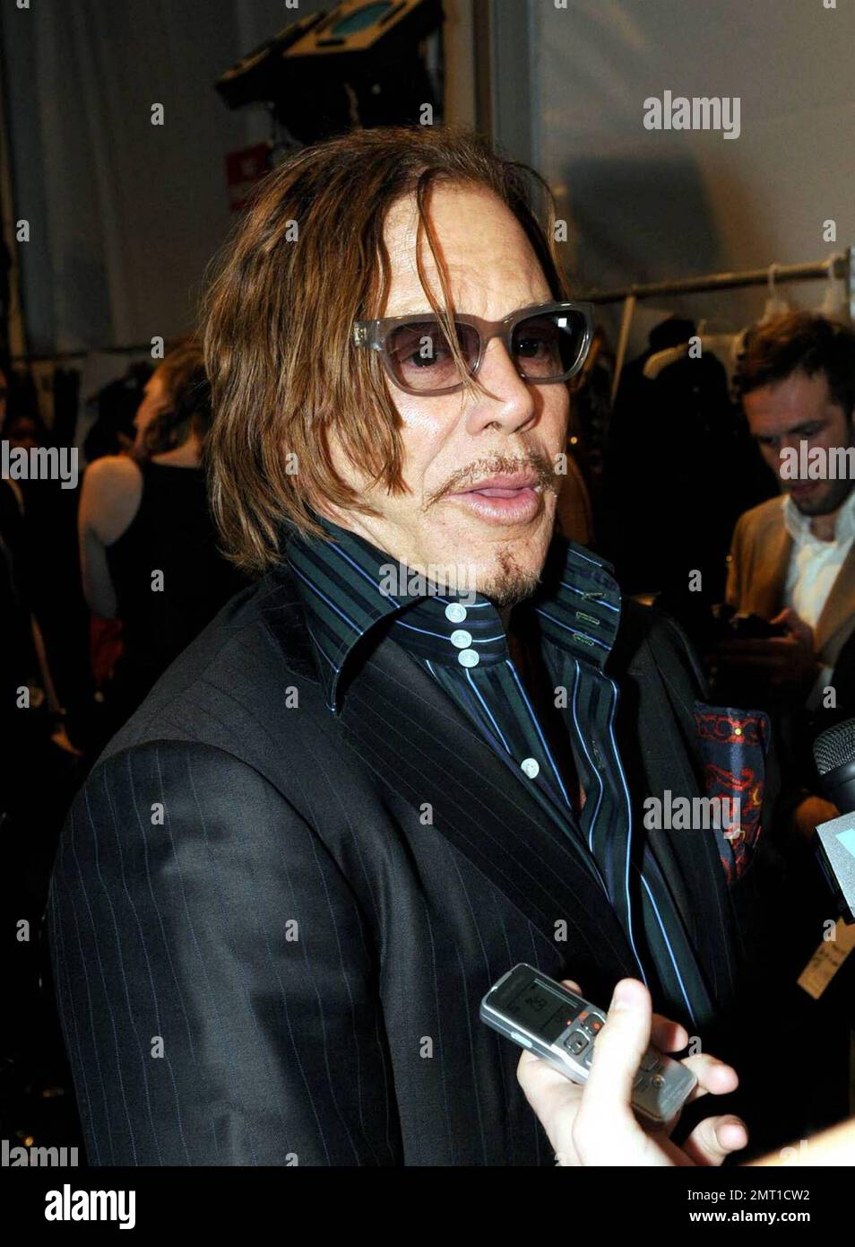 Oscar-nominated actor for "The Wrestler" Mickey Rourke attends the ...
