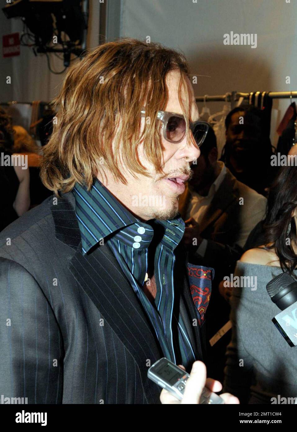 Oscar-nominated actor for "The Wrestler" Mickey Rourke attends the ...