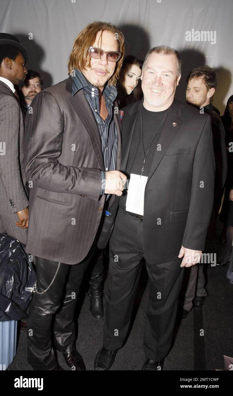 Oscar-nominated actor for "The Wrestler" Mickey Rourke attends the ...