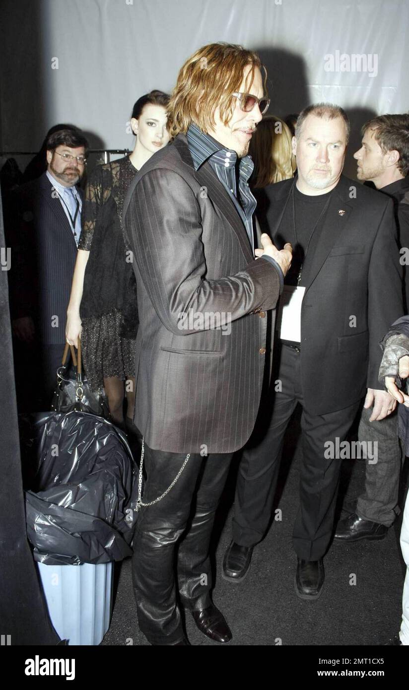 Oscar-nominated actor for "The Wrestler" Mickey Rourke attends the ...