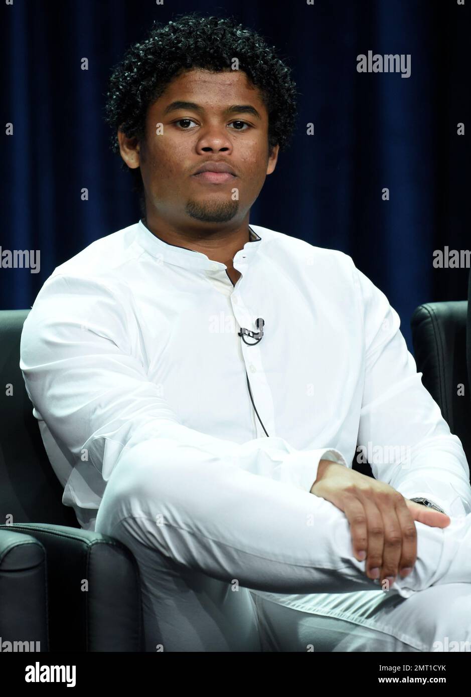 Isaiah John participates in the "Snowfall" panel during the FX ...