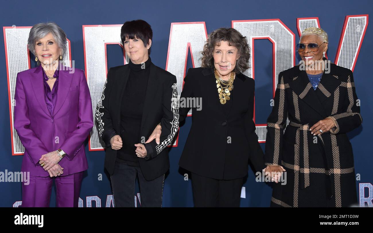 Westwood, CA. January 31, 2023, Jane Fonda, Diane Warren, Lily Tomlin ...