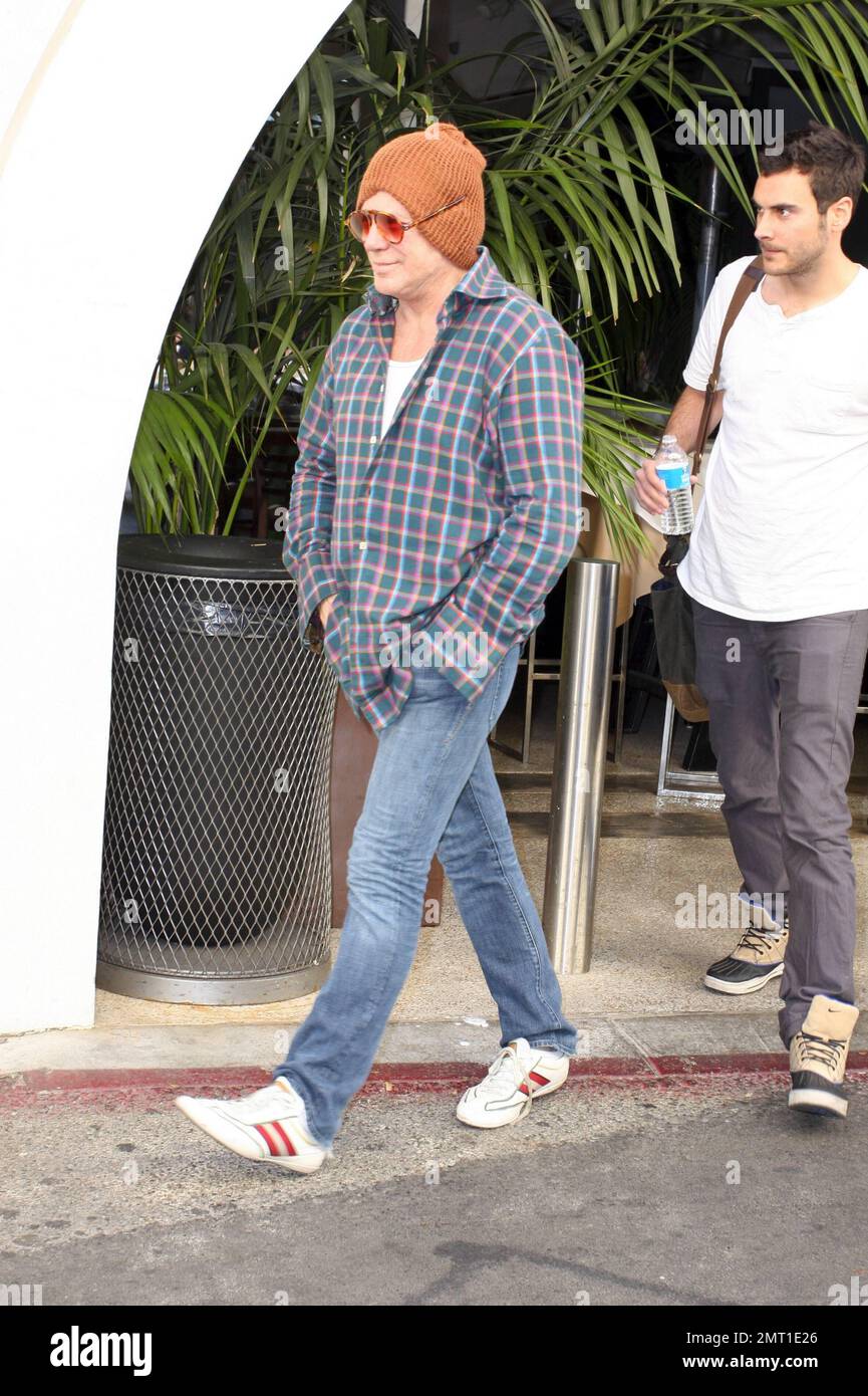 Mickey rourke 2012 hi-res stock photography and images - Alamy