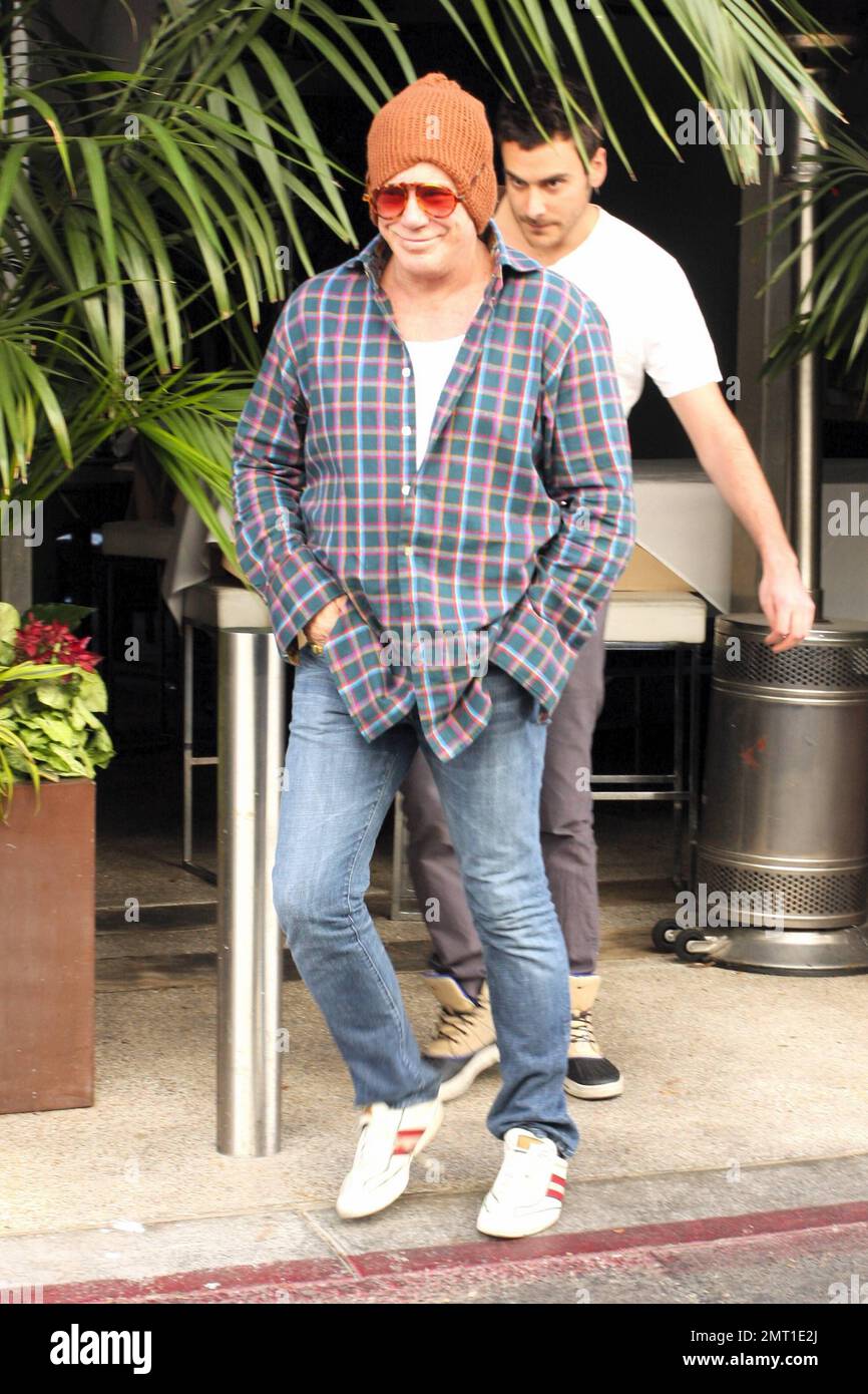 Mickey rourke 2012 hi-res stock photography and images - Alamy