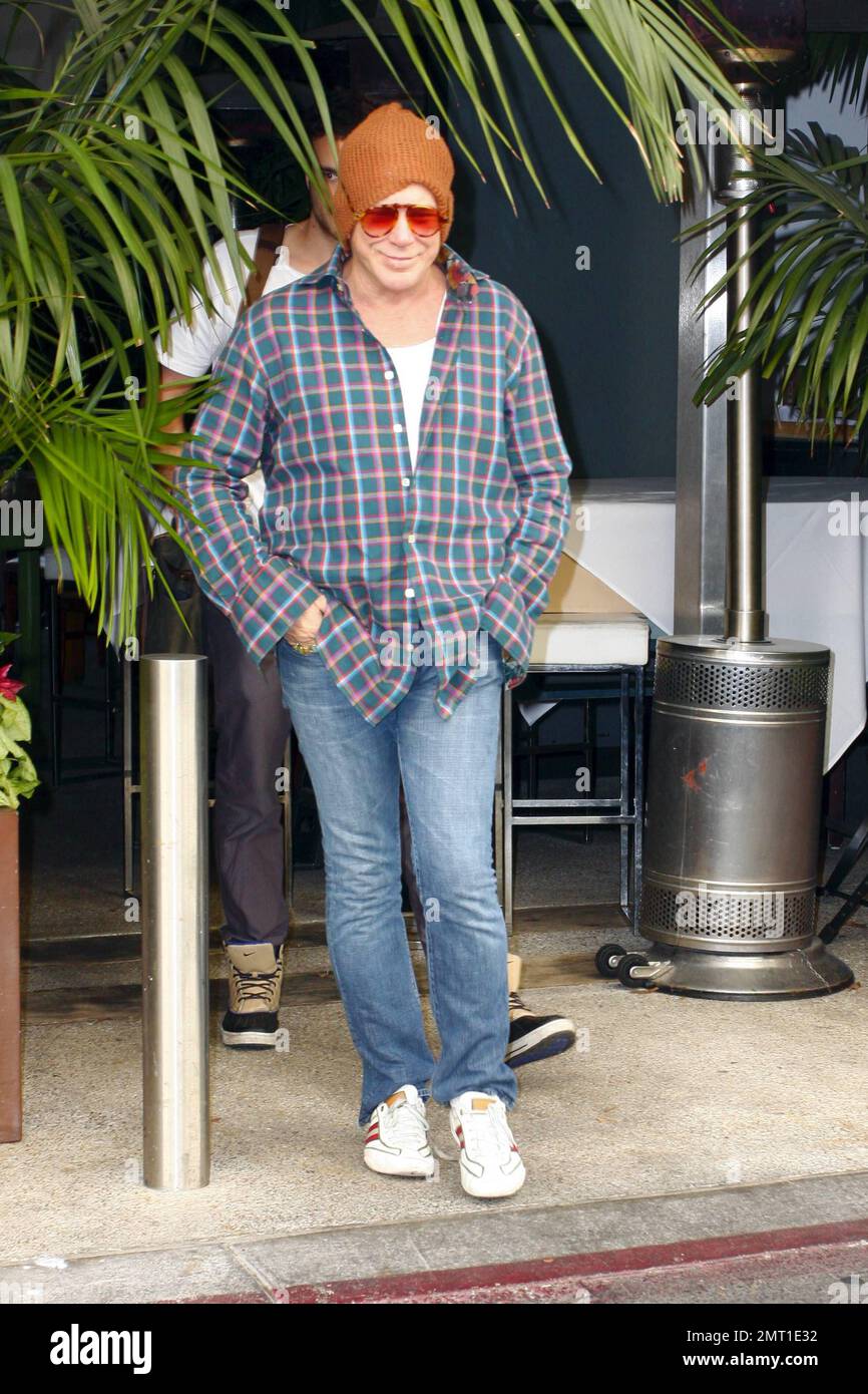 Mickey rourke 2012 hi-res stock photography and images - Alamy