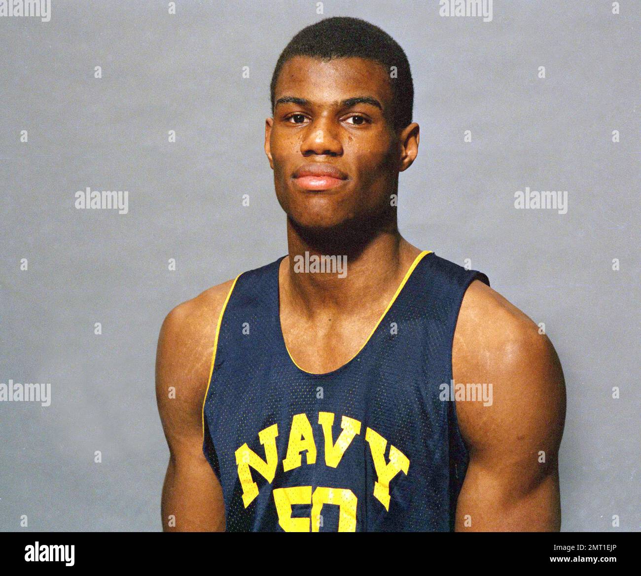David Robinson of the Navy basketball team is pictured in 1987. (AP ...
