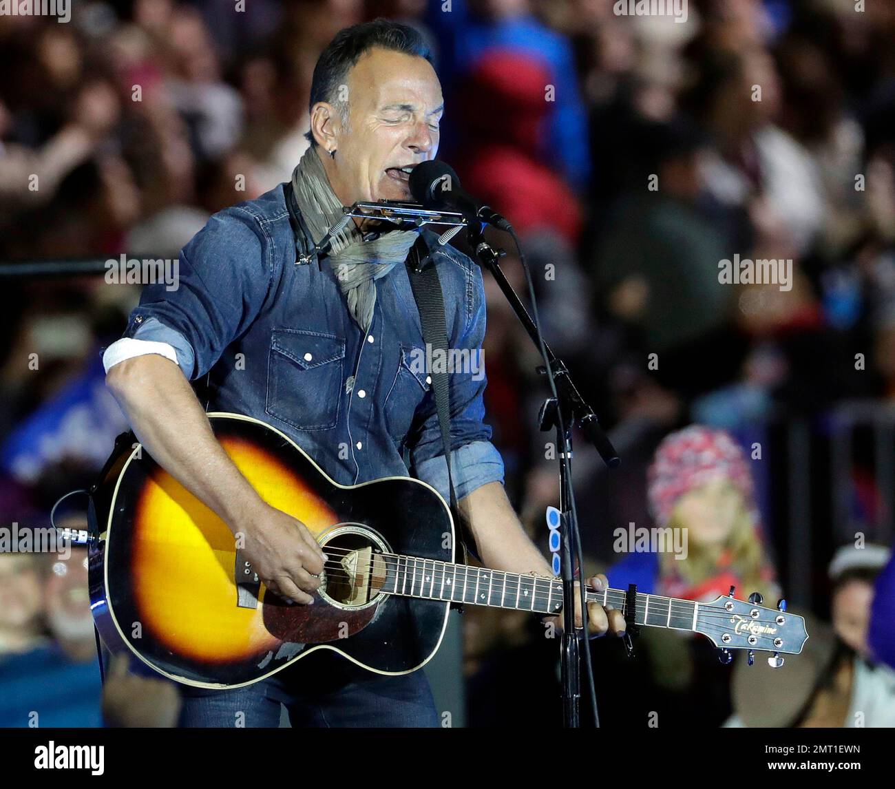 FILE - In this Nov. 7, 2016, file photo Bruce Springsteen performs ...