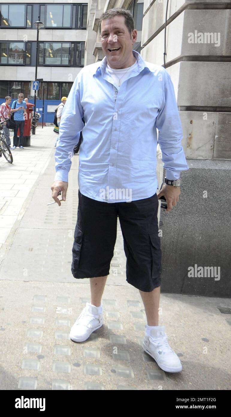 Scottish musician Midge Ure poses for the camera before giving his ...