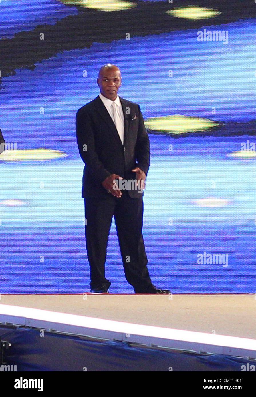 Professional boxer and pop culture icon Mike Tyson was inducted into ...