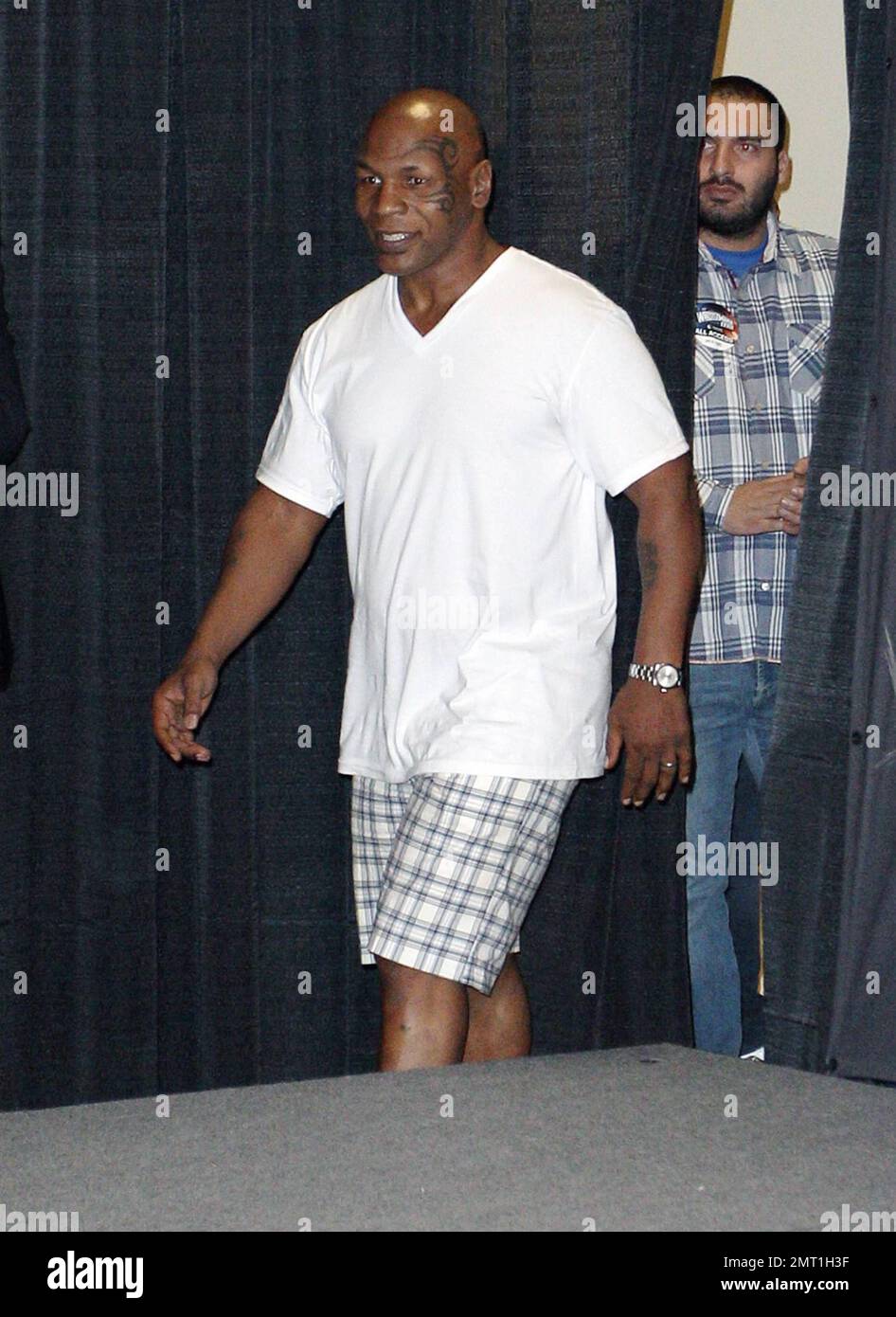 Pro Boxer and "Hangover' star Mike Tyson at the WWE WrestleMania 28 ...