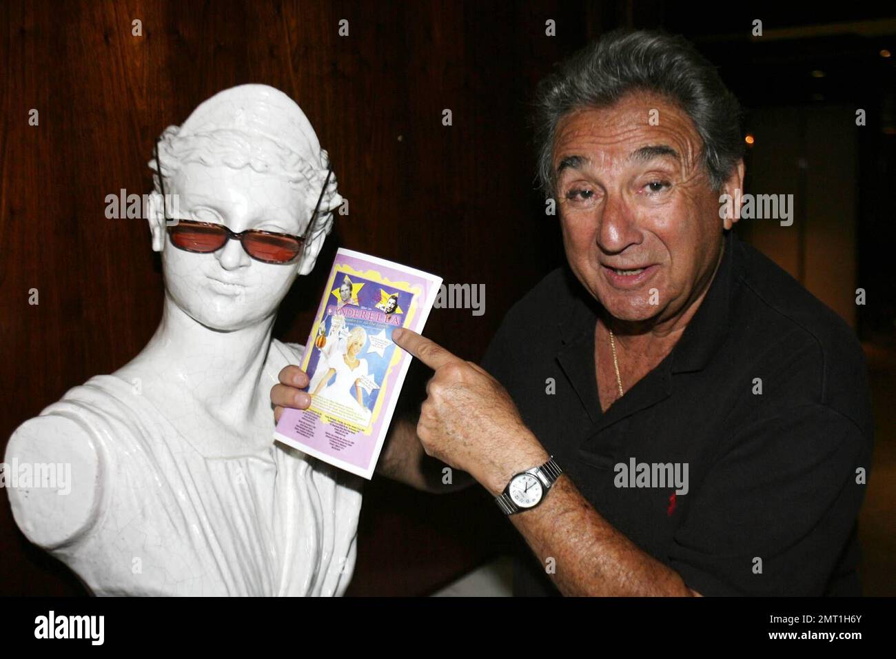 Exclusive!! Vintage UK comedian Mike Winters poses at his Miami Beach ...