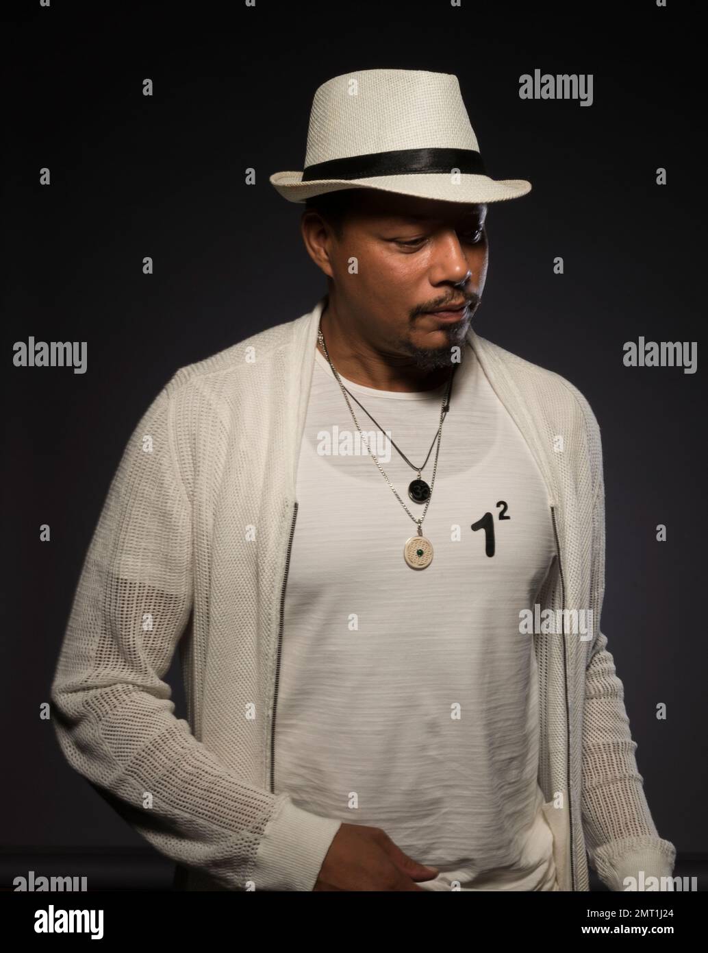 Terrence Howard, a cast member in the FOX series "Empire," poses for a ...