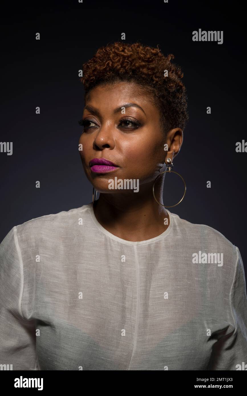 Taraji P. Henson, a cast member in the FOX series "Empire," poses for a ...