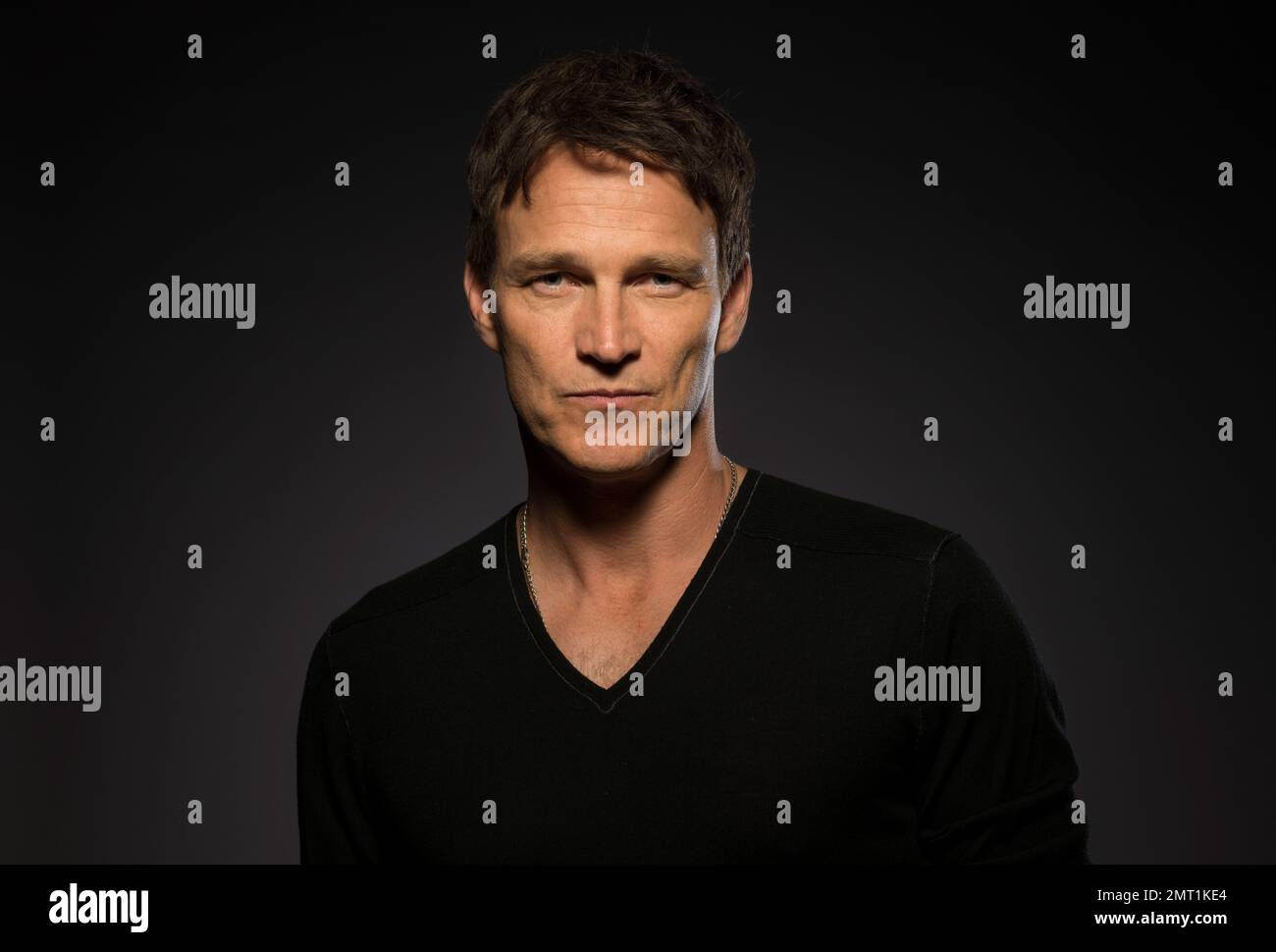 Stephen Moyer, a cast member in the FOX series "The Gifted," poses for ...
