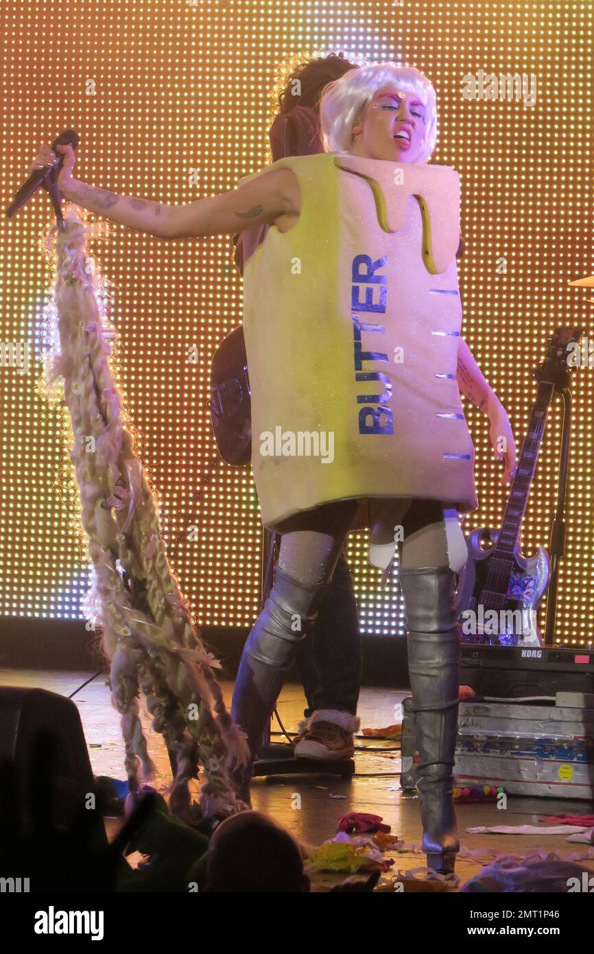 Miley Cyrus performed her show Miley Cyrus & Dead Petz show at the ...