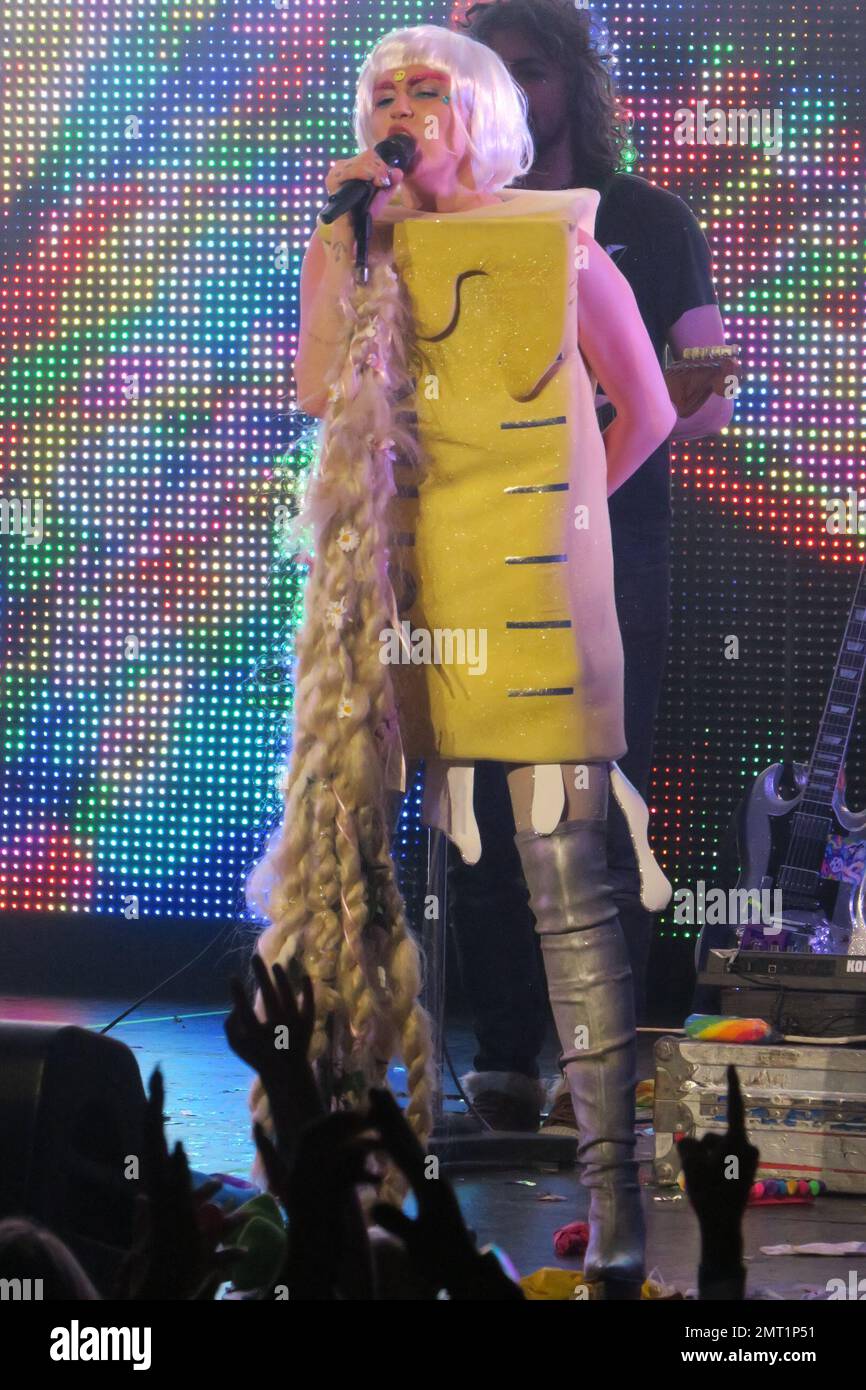 Miley Cyrus performed her show Miley Cyrus & Dead Petz show at the ...