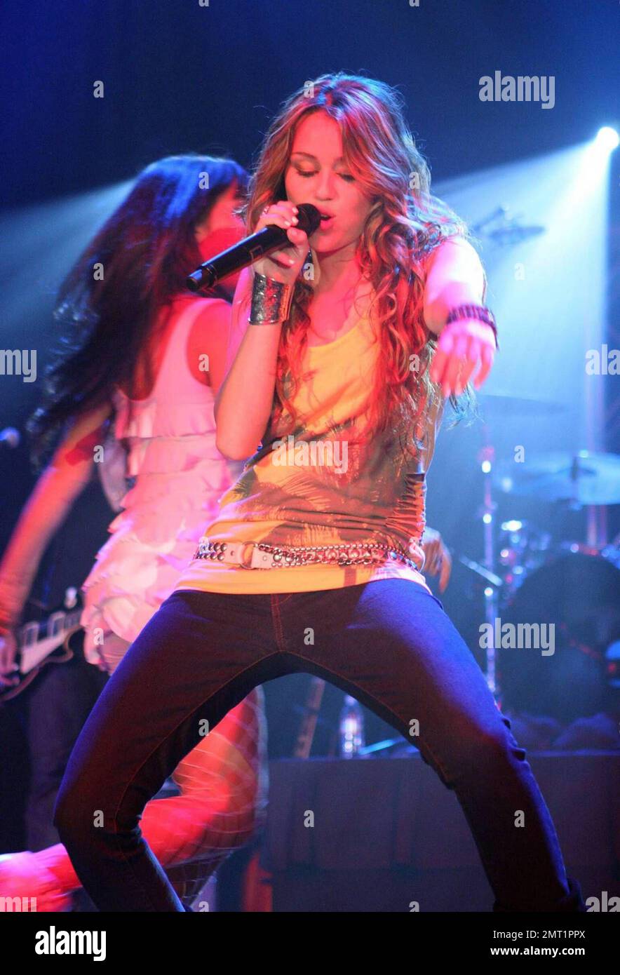 Miley Cyrus in concert at Atlantis on Paradise Island in the Bahamas. 5 ...