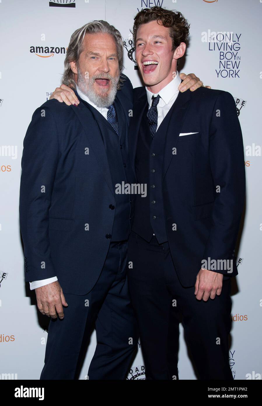 Jeff Bridges and Callum Turner attend "The Only Living Boy in New York ...