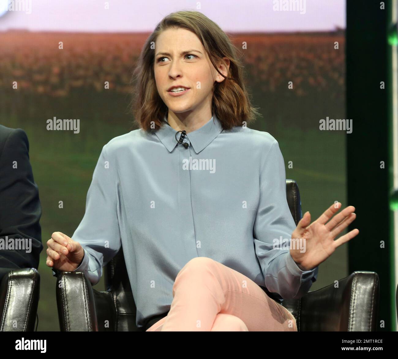 Eden Sher participates in the "The Middle" panel during the Disney ABC ...