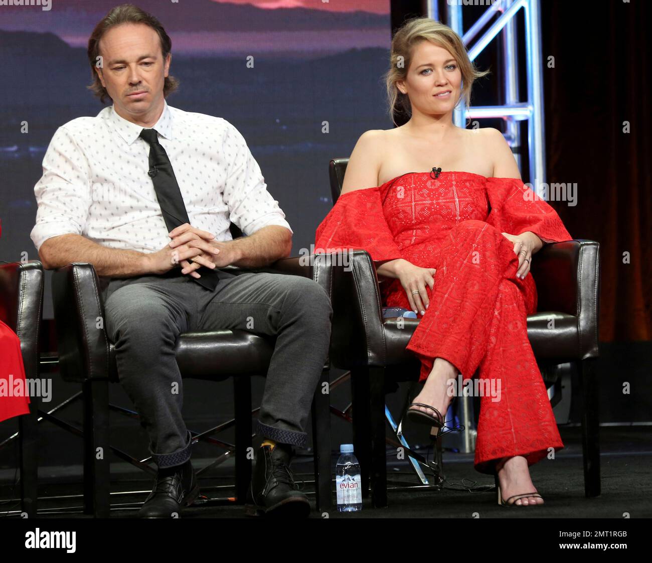 Kick Gurry, left, and Erika Christensen participate in the "Ten Days In ...