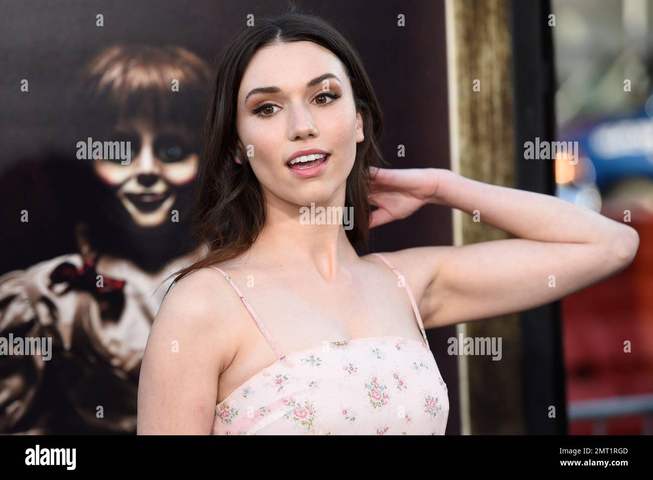 Grace Fulton arrives at the Los Angeles premiere of "Annabelle ...