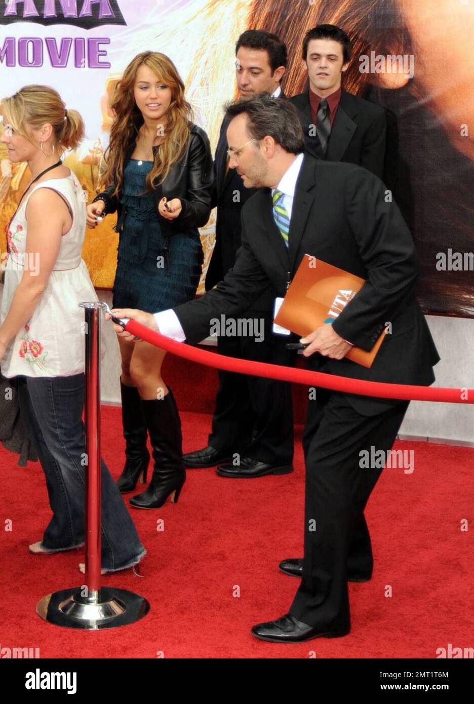 Miley Cyrus, accompanied by dad Billy Ray Cyrus, mom Leticia Cyrus ...