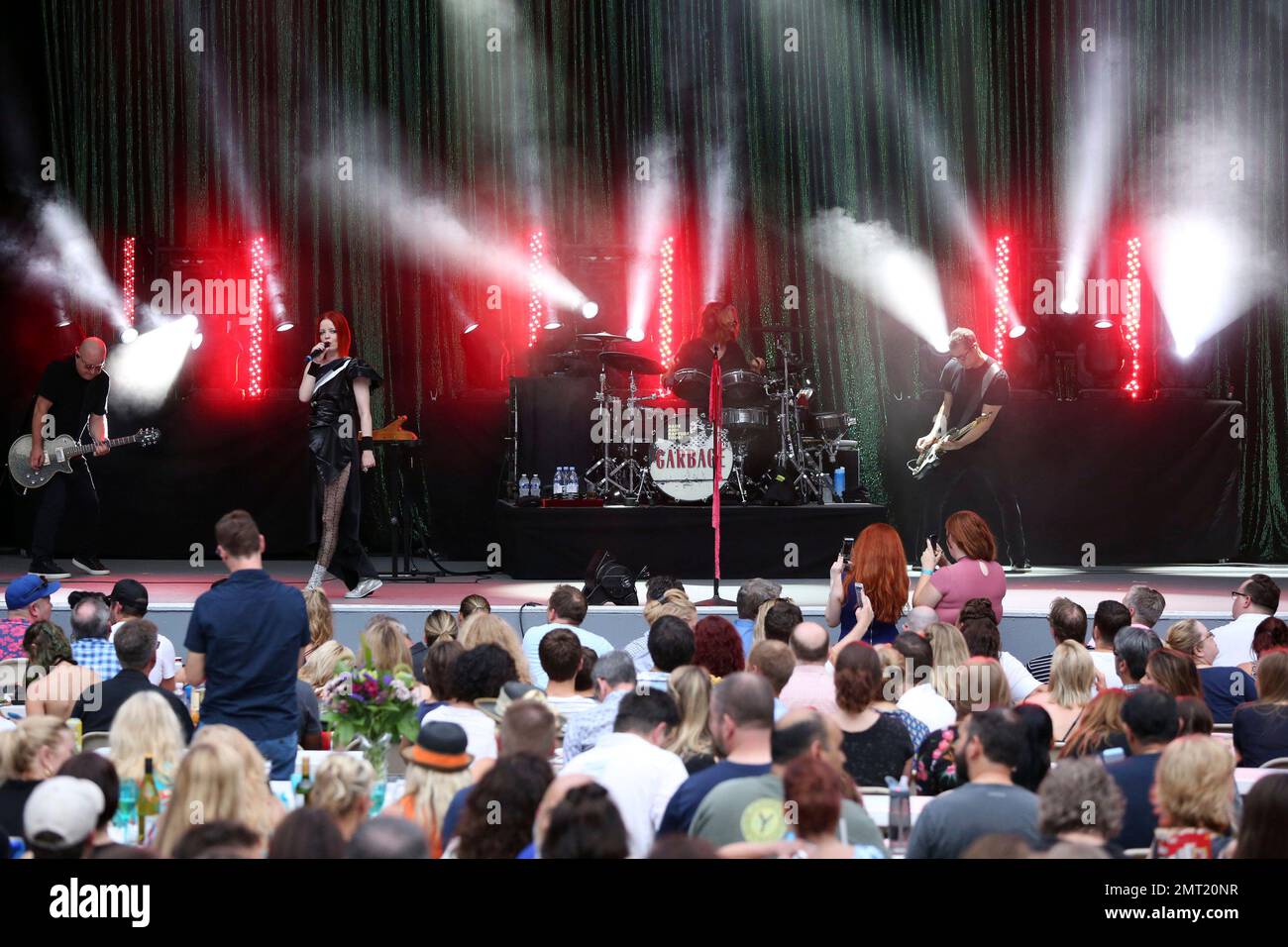Shirley Manson, Duke Erikson, Steve Marker and Butch Vig with Garbage ...