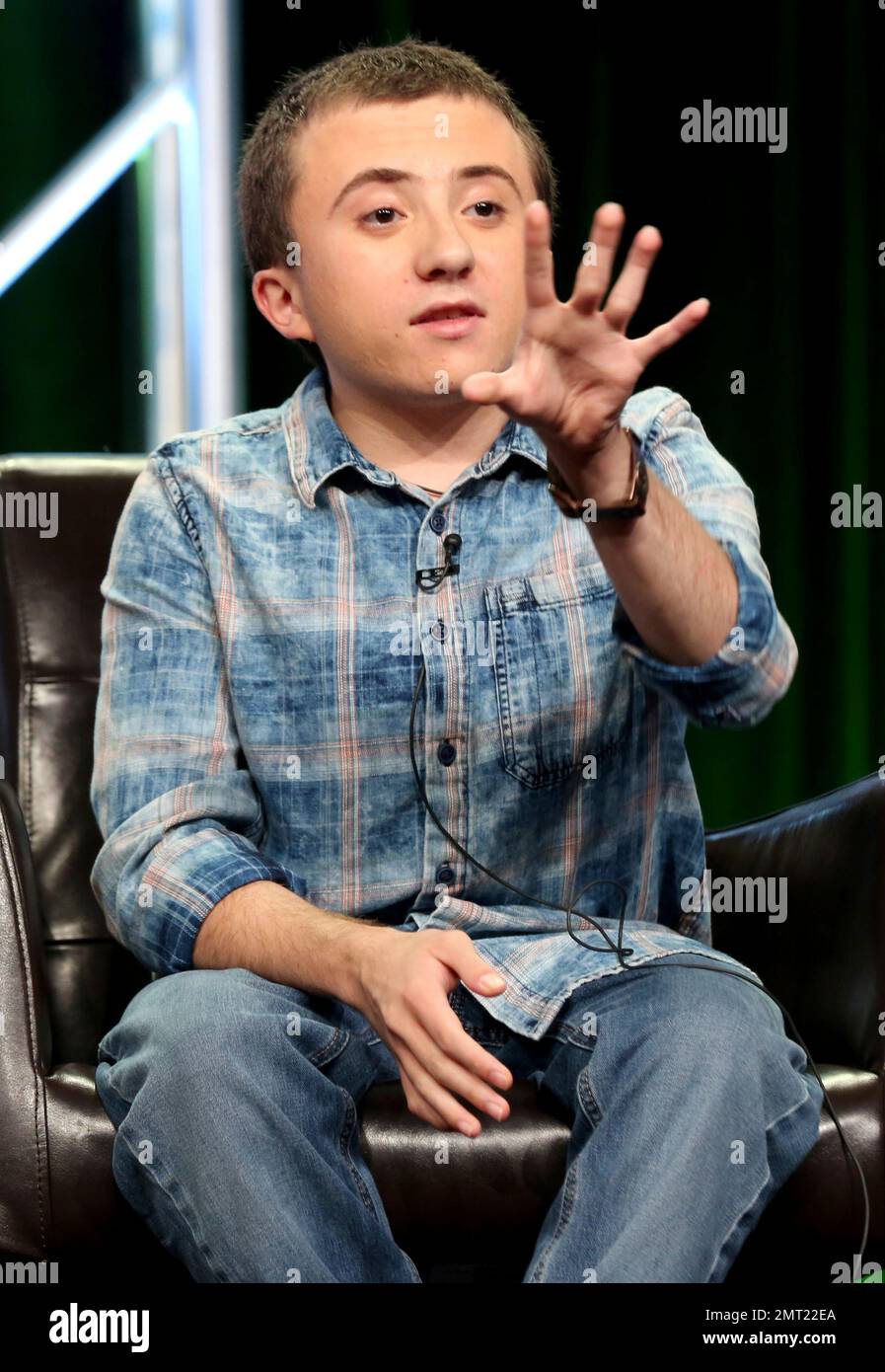 Atticus Shaffer participates in the "The Middle" panel during the ...