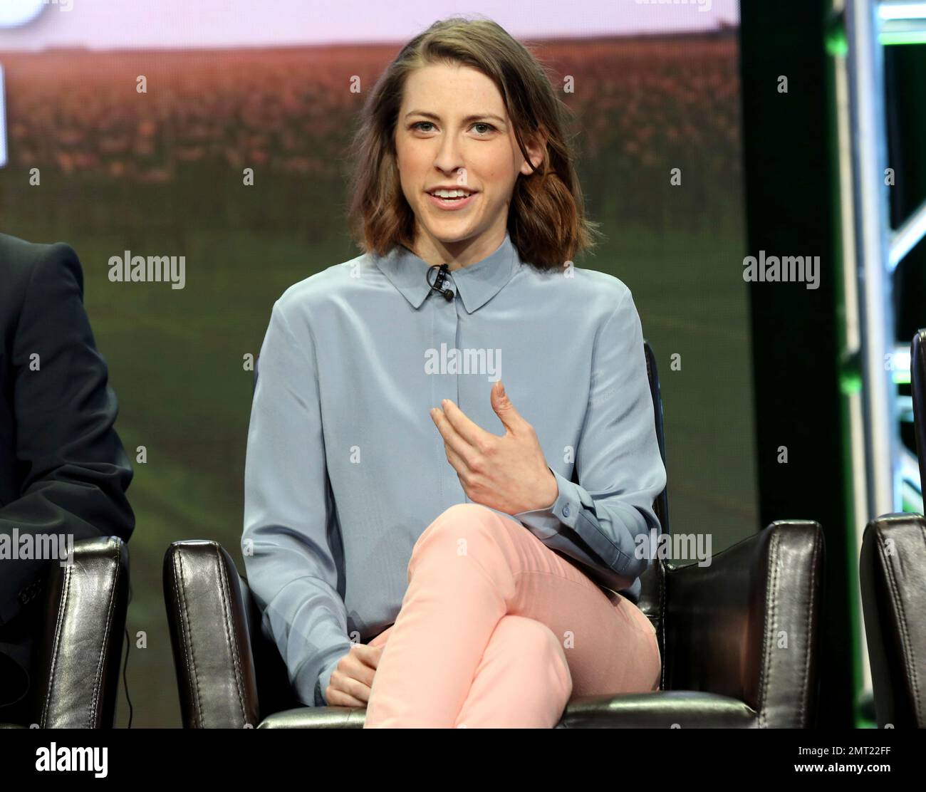 Eden Sher participates in the "The Middle" panel during the Disney ABC ...