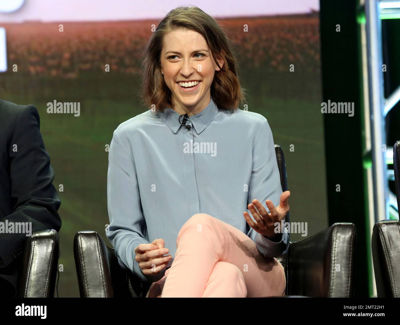 Eden Sher participates in the "The Middle" panel during the Disney ABC ...