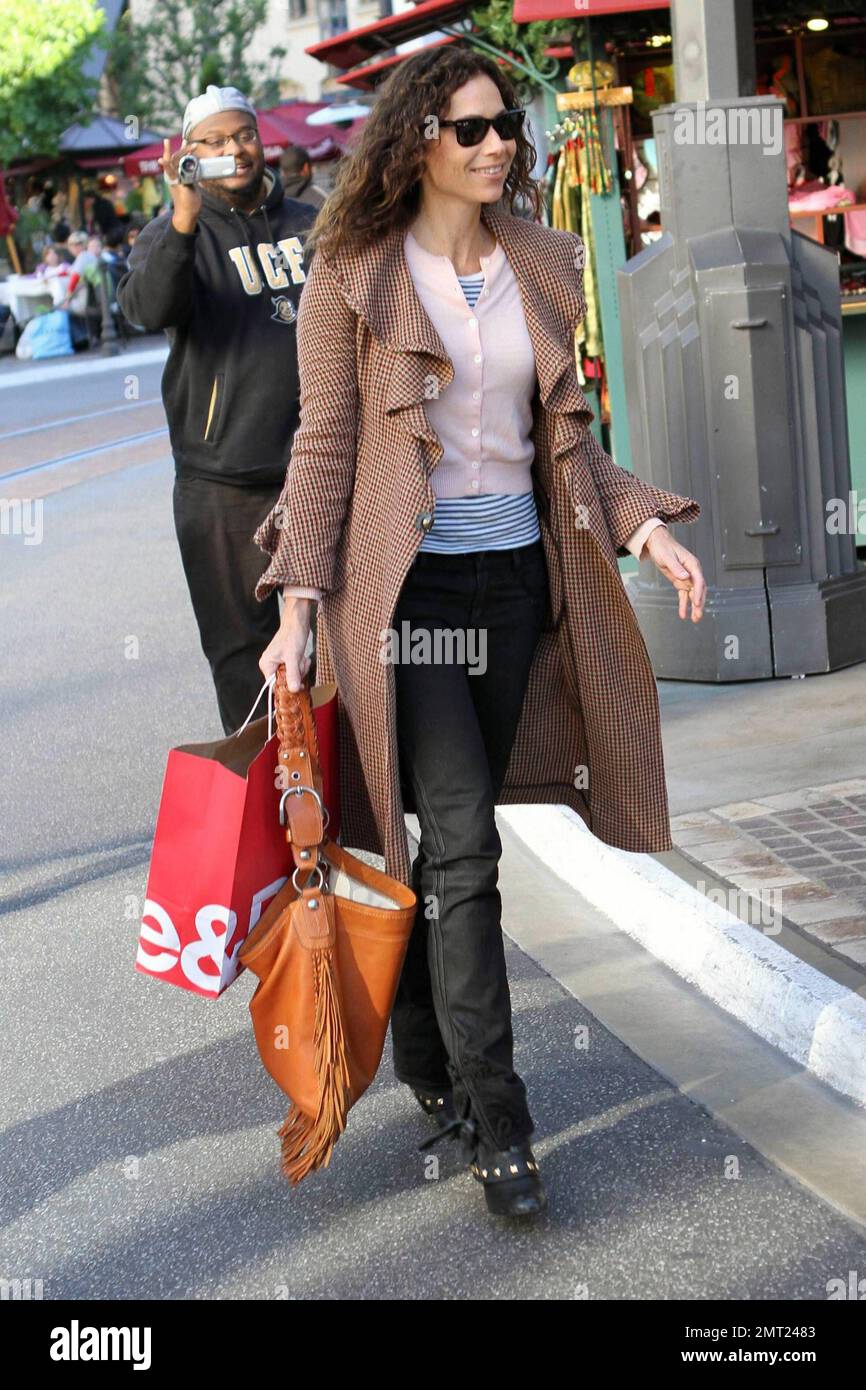 Actress Minnie Driver is all smiles as she gets in some shopping at The ...