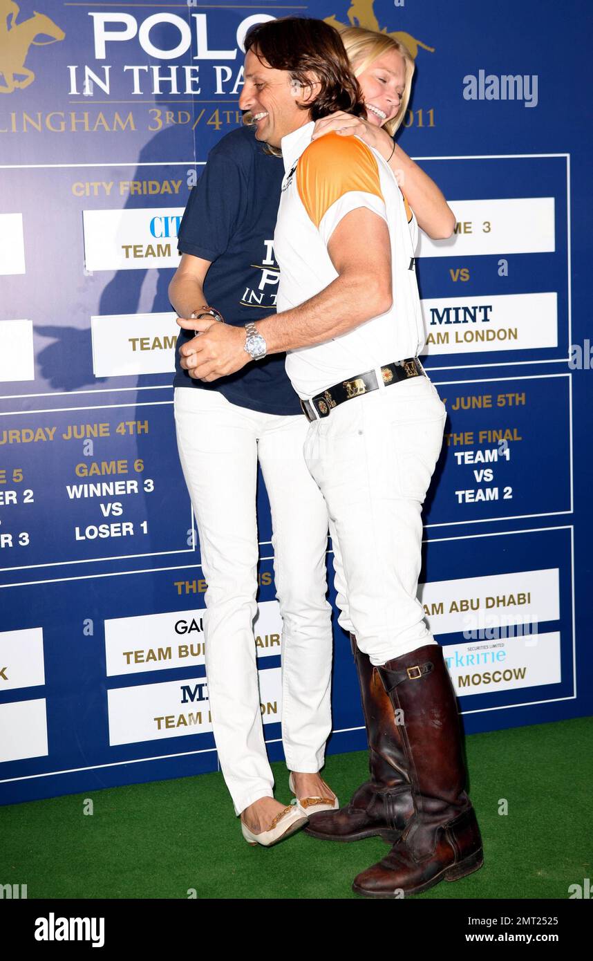 Jodie Kidd and boyfriend Andrea Vianini launch MINT Polo in the Park at ...