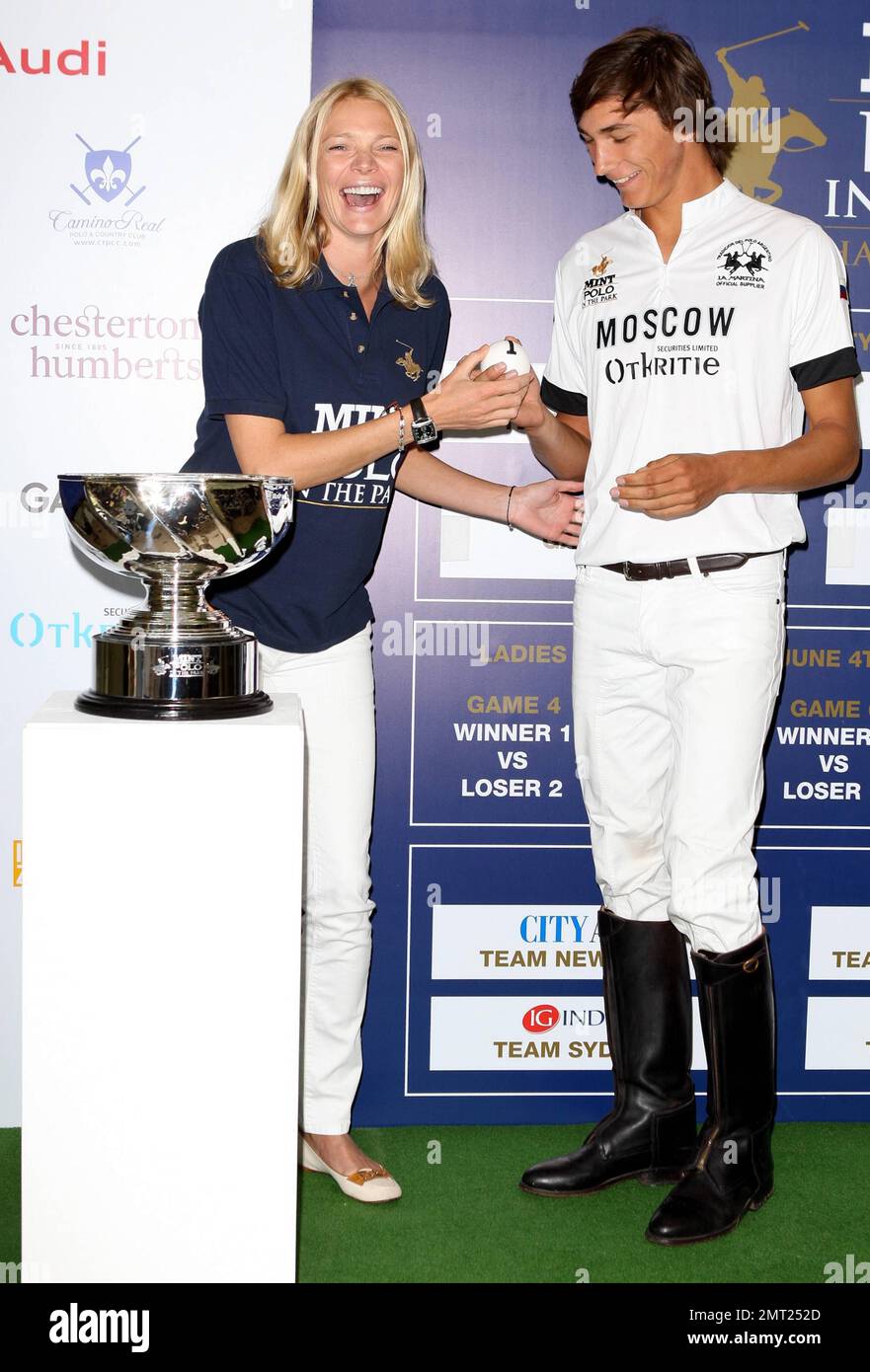 Jodie Kidd and boyfriend Andrea Vianini launch MINT Polo in the Park at ...