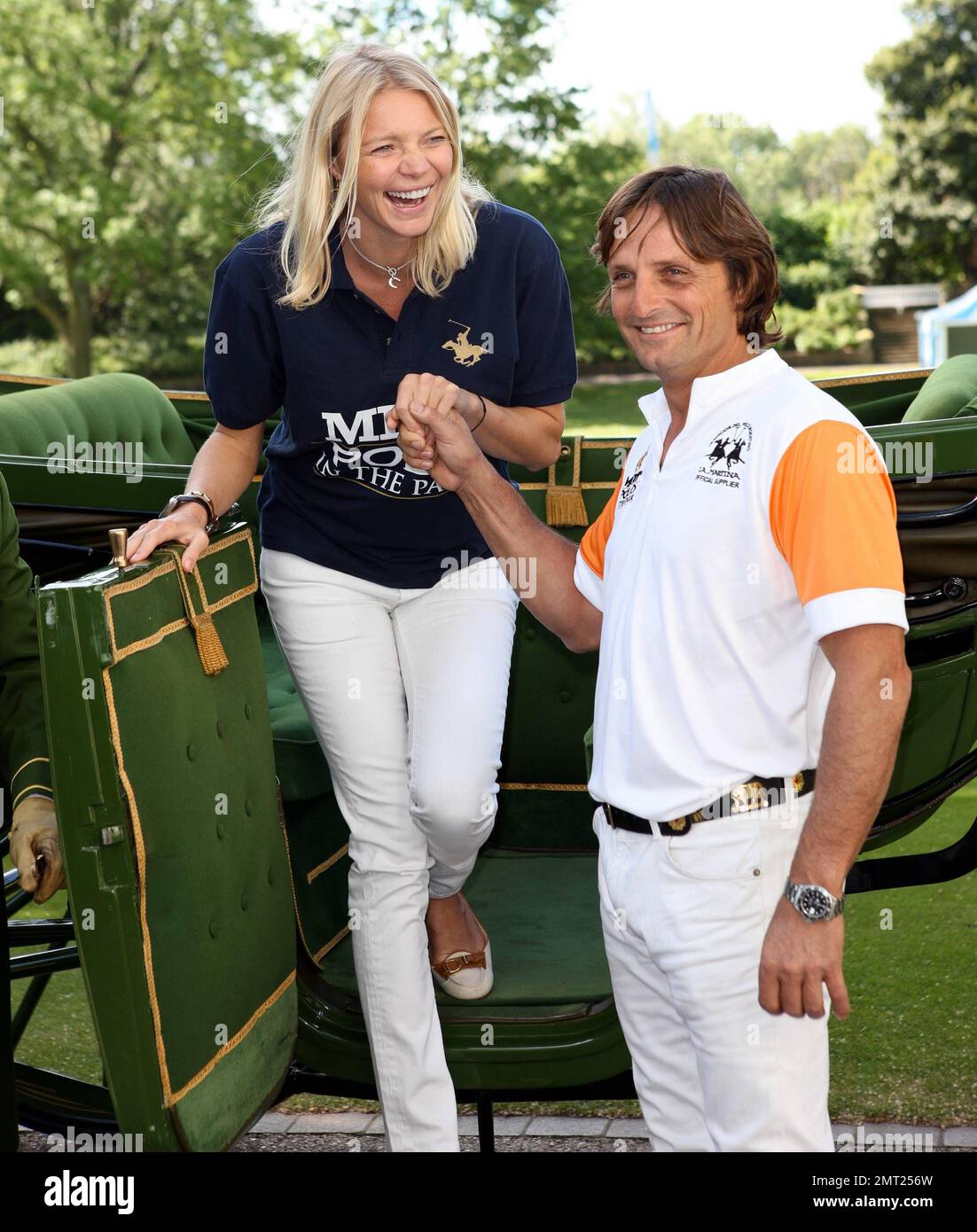 Jodie Kidd and boyfriend Andrea Vianini launch MINT Polo in the Park at ...
