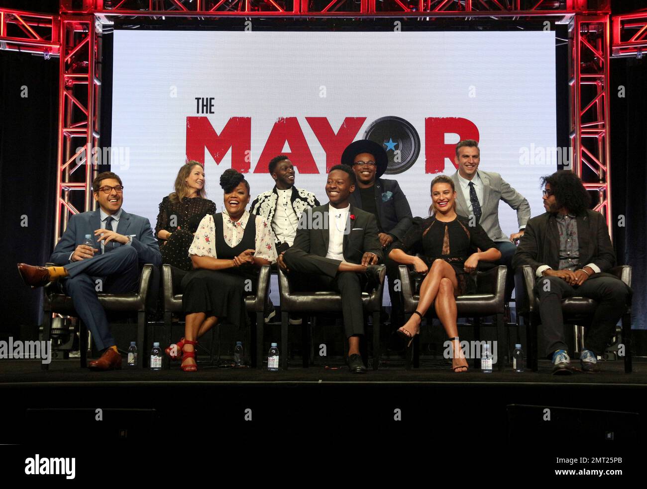 Jeremy Bronson, from left, Jamie Tarses, Yvette Nicole Brown, Bernard ...